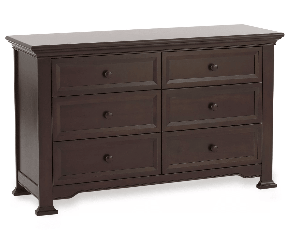 6-Drawer Double Dresser in Espresso – The Baby's Room